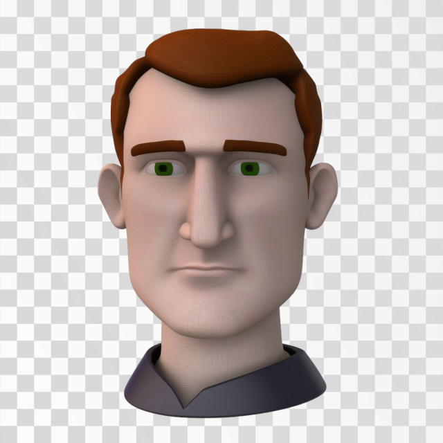 Free: 3D default avatar of male - PNG transparent - nohat.cc