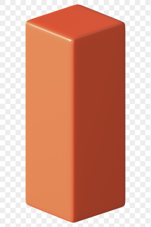 Free: 3D orange cuboid png, geometric | Free PNG - rawpixel - nohat.cc