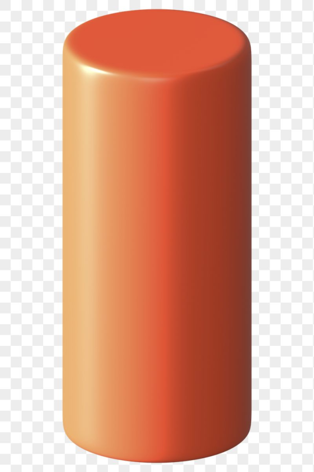 Free: 3D orange cylinder png geometric | Free PNG - rawpixel - nohat.cc