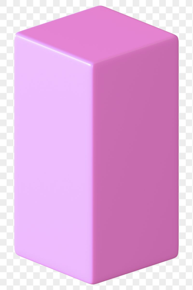 Free: 3D pink cuboid png, geometric | Free PNG - rawpixel - nohat.cc