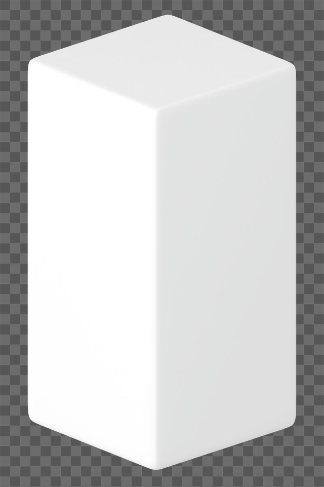 Free: 3D white cuboid png, geometric | Free PNG - rawpixel - nohat.cc