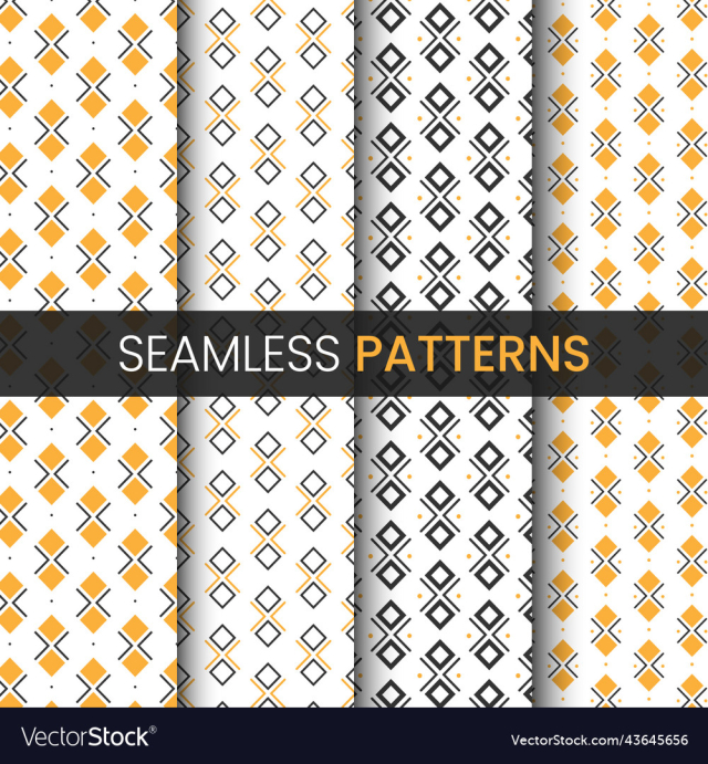 Free: 4 types of geometric shape seamless patterns - nohat.cc