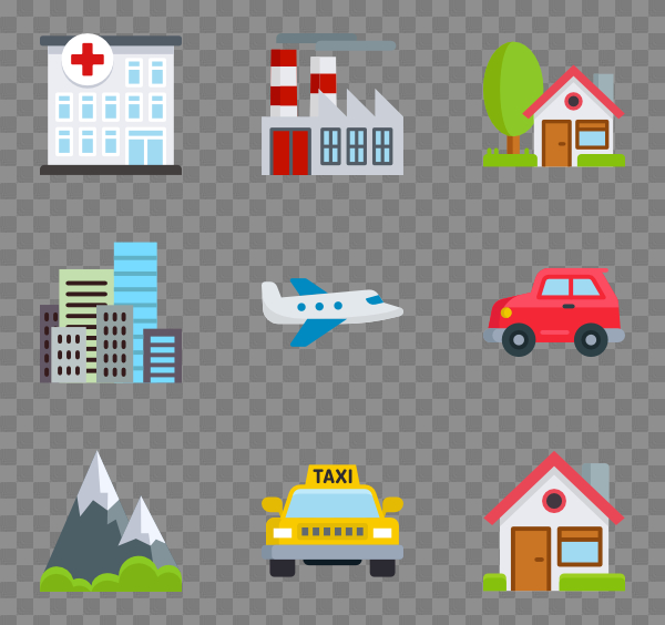 Free: 40 place icon packs - Vector icon packs - SVG, PSD, PNG, EPS ...