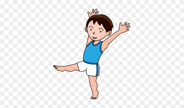 Boys Gymnastics Clipart