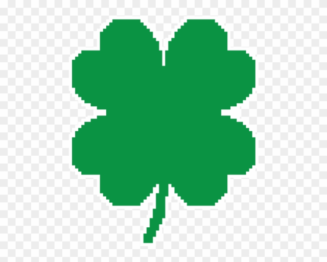 Free: 8-bit Four 4 Leaf Clover St Patrick Day Irish Ireland - Four-leaf ...