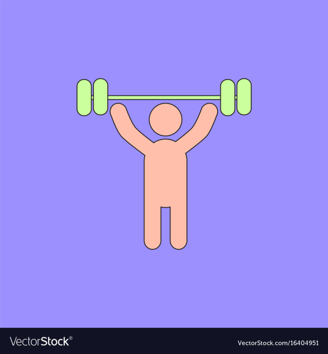 Free: A man lifting weight silhouette vector image - nohat.cc