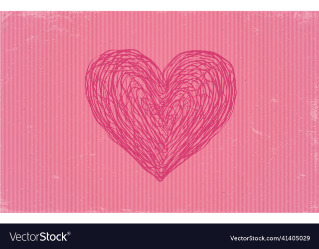 Free: a old craft paper with pink heart - nohat.cc