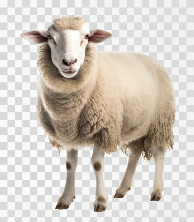 Free: A Sheep - PNG transparent background - nohat.cc