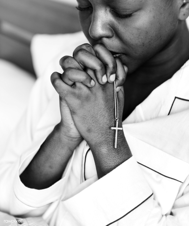 Free: A woman praying | Free stock photo - 378970 - nohat.cc