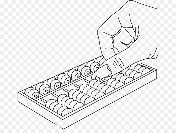 Free: Abacus, Addition, Mental Abacus, Line Art, Coloring Book PNG ...