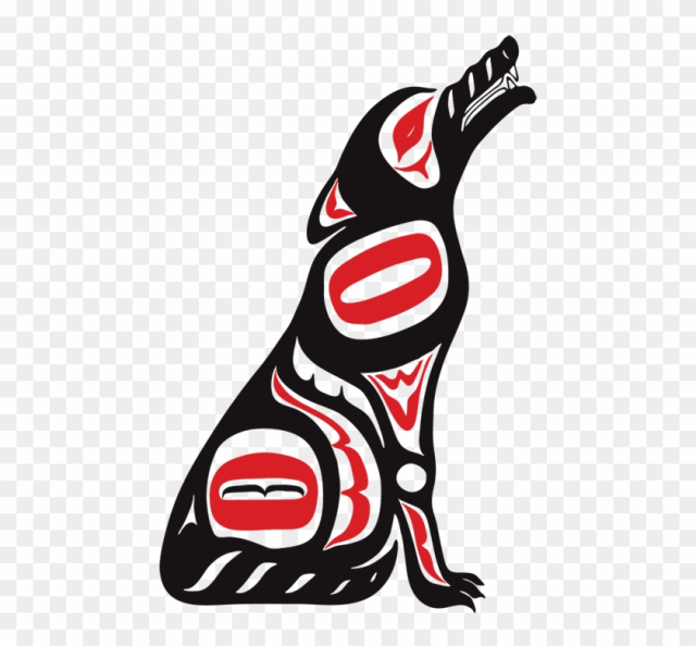 Free: Aboriginal Clipart First Nations - First Nations Wolf Symbol ...