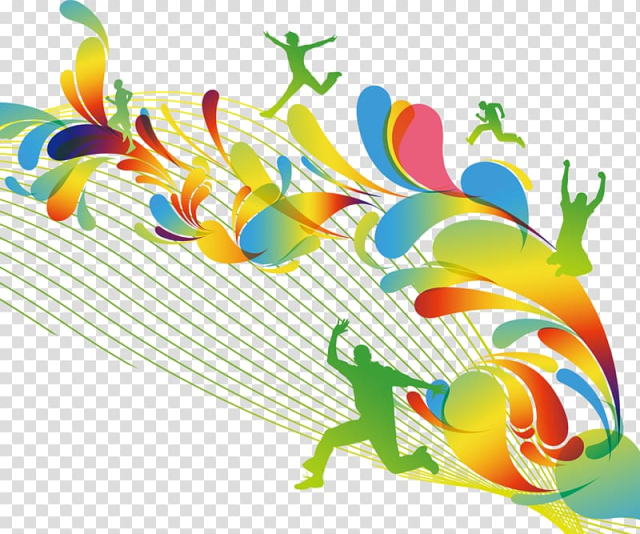 Free: Abstract art Color Curve, Rio Olympics transparent background PNG ...