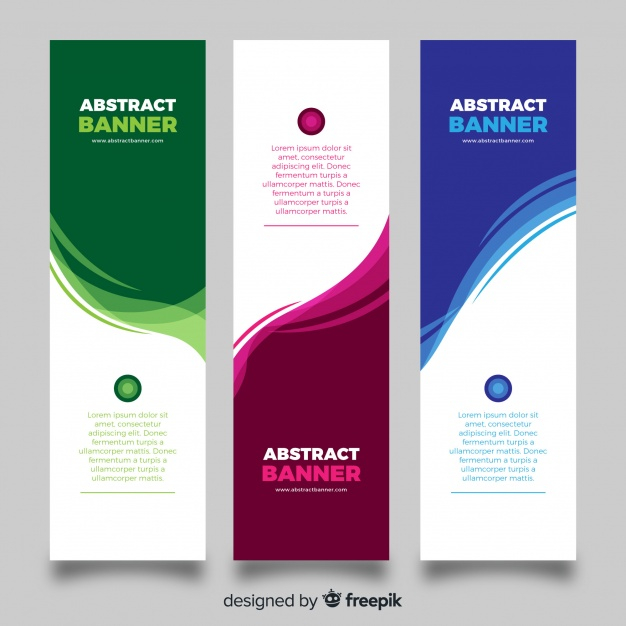Free: Abstract banner collection Free Vector - nohat.cc