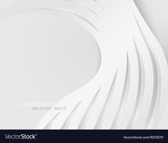 Free: Abstract curve shape vector image - nohat.cc