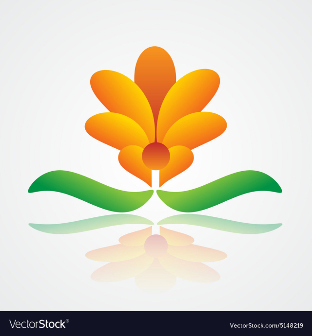 Free: Abstract flower design vector image - nohat.cc