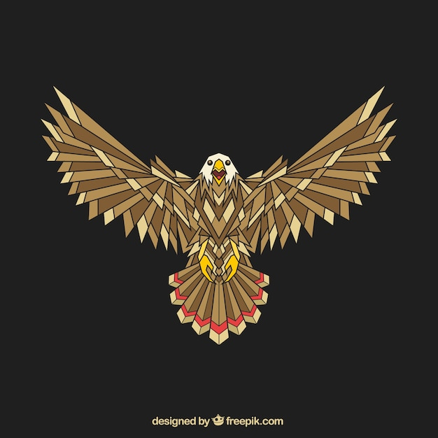 Free: Abstract geometric eagle - nohat.cc