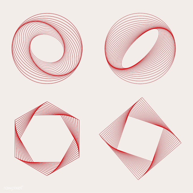 Free: Abstract geometric elements set vector | Free stock vector - 486945 - nohat.cc