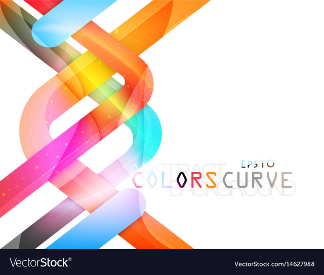Free: Abstract glossy curve colors vector image - nohat.cc