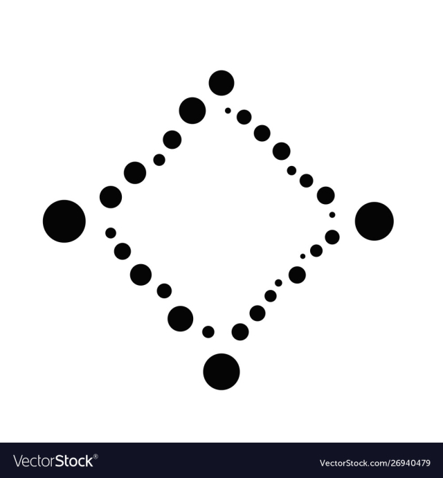 Free: Abstract monochrome minimal dot frame design vector image - nohat.cc
