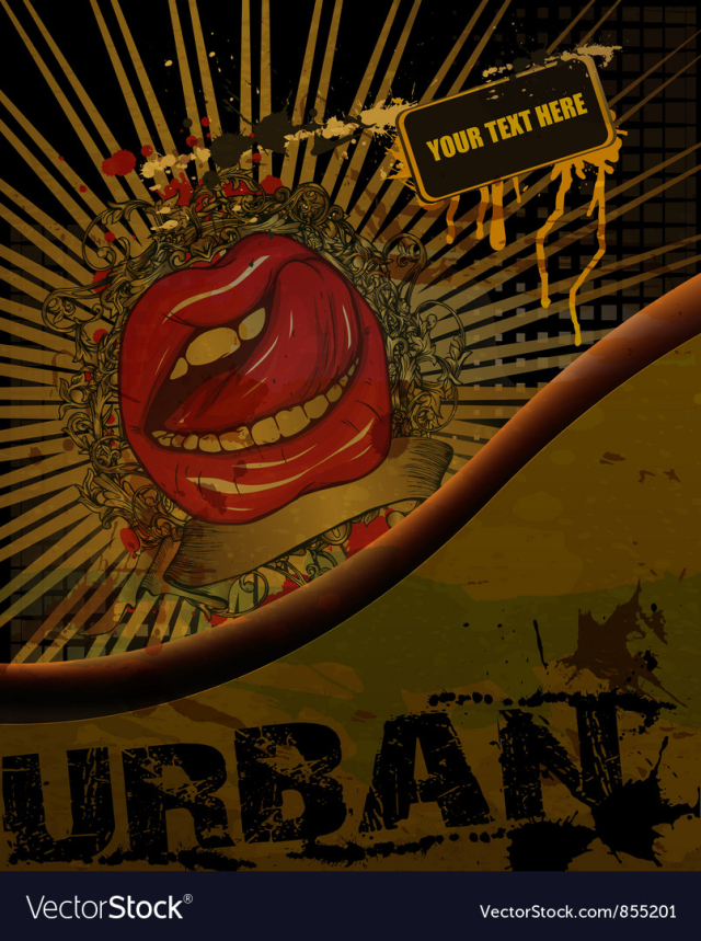 Free: Abstract mouth vector image - nohat.cc