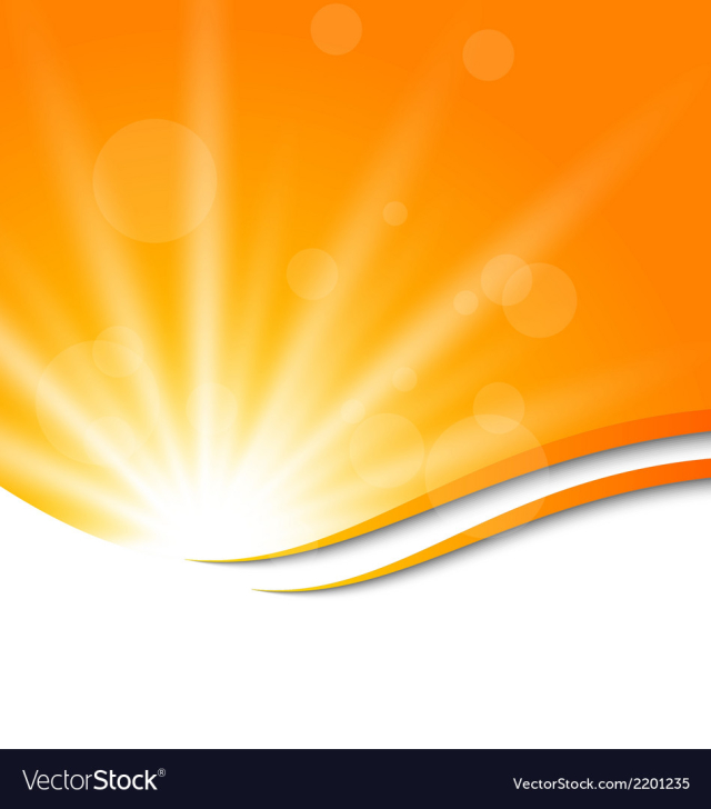 Free: Abstract orange background with sun light rays vector image ...