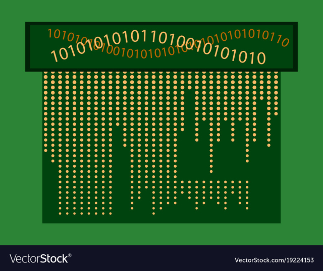 Free: Abstract technology background binary computer vector image ...