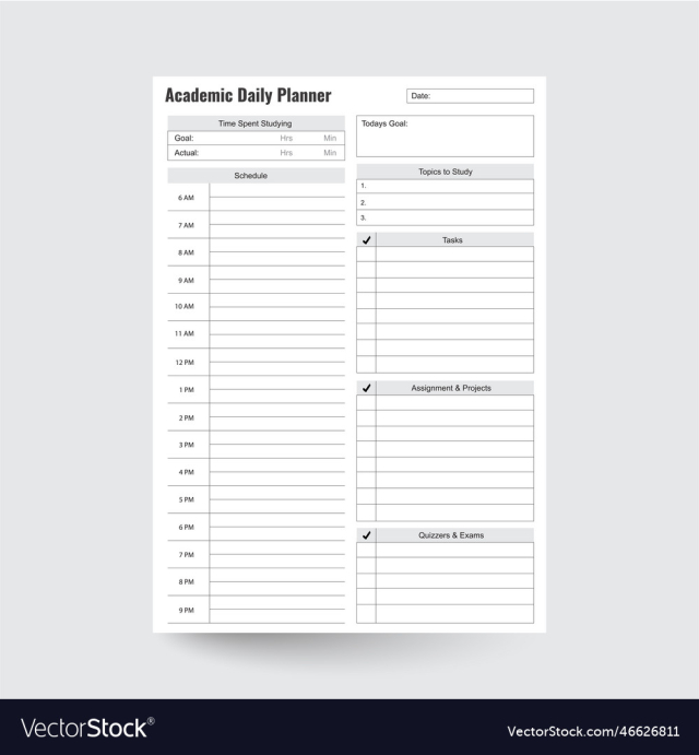 Free: academic daily planner - nohat.cc