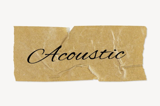 Free: Acoustic word typography, brown washi | Free PSD - rawpixel ...