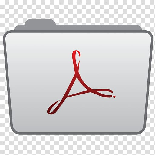 Free: Adobe folder icon, line red font, Acrobat Folder transparent ...