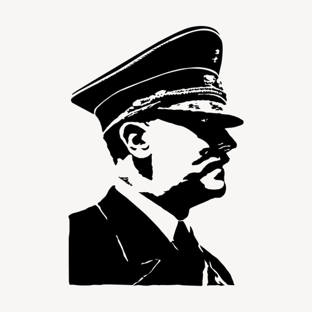 Free: Adolf Hitler clipart, vintage illustration | Free Vector ...
