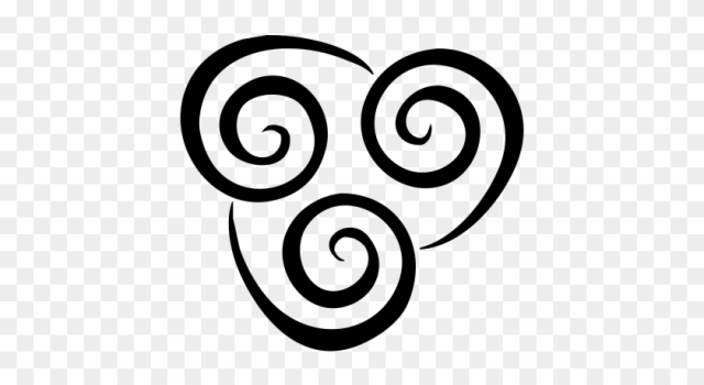 Free: Air Vector - Avatar The Last Airbender Air Symbol - nohat.cc