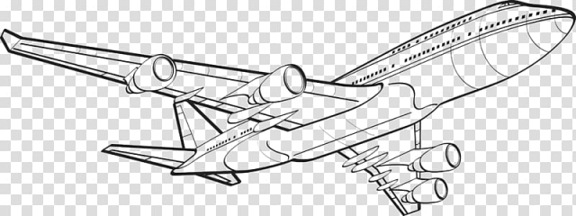 Free: Airplane Drawing Flight Line art , aircraft transparent ...