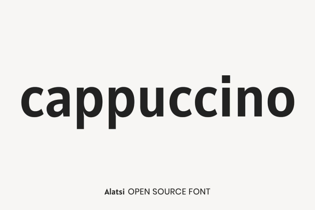 Free: Alatsi open source font by Spyros | Free Font Add-on - rawpixel ...