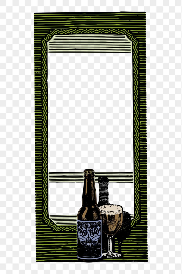 Free: Alcohol frame png sticker, vintage | Free PNG - rawpixel - nohat.cc