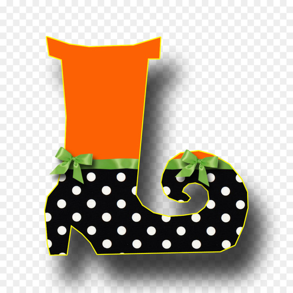 Free: Alphabet Letters ABC Halloween Clip art - alphabet in polka dots ...