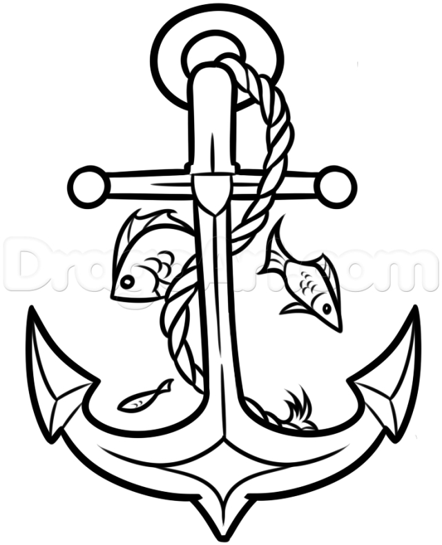 Free: Anchor Tattoo Drawing Lesson Step by Step Tattoos Pop Culture ...