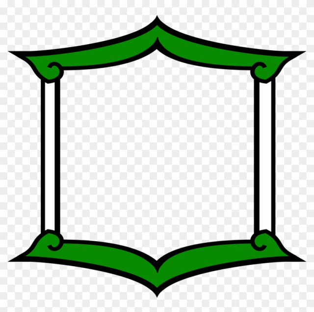 Free: Ancient Rome-roman Inspired Border Frame Png Transparent - Green ...