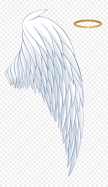 Free: Angel Aureola Wing Icon - White angel wings and a halo - nohat.cc