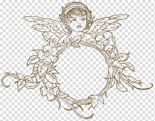 Free: Angel Frames, angel transparent background PNG clipart - nohat.cc