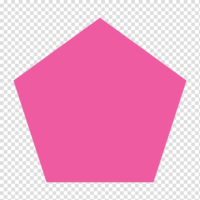 Pentagon Png Blue Pentagon Geometric Shape Transparent | Premium PNG