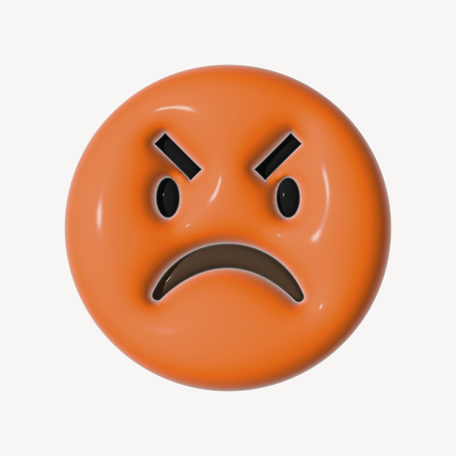 Free: Angry read face 3D emoticon | Free Photo - rawpixel - nohat.cc