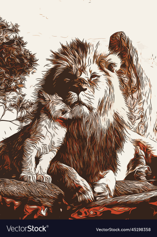 Free: animal lion creative poster image - nohat.cc