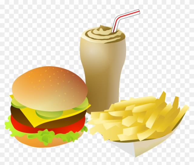 Free: Animated Chips And French Fries Image - Fast Food Clipart Png ...