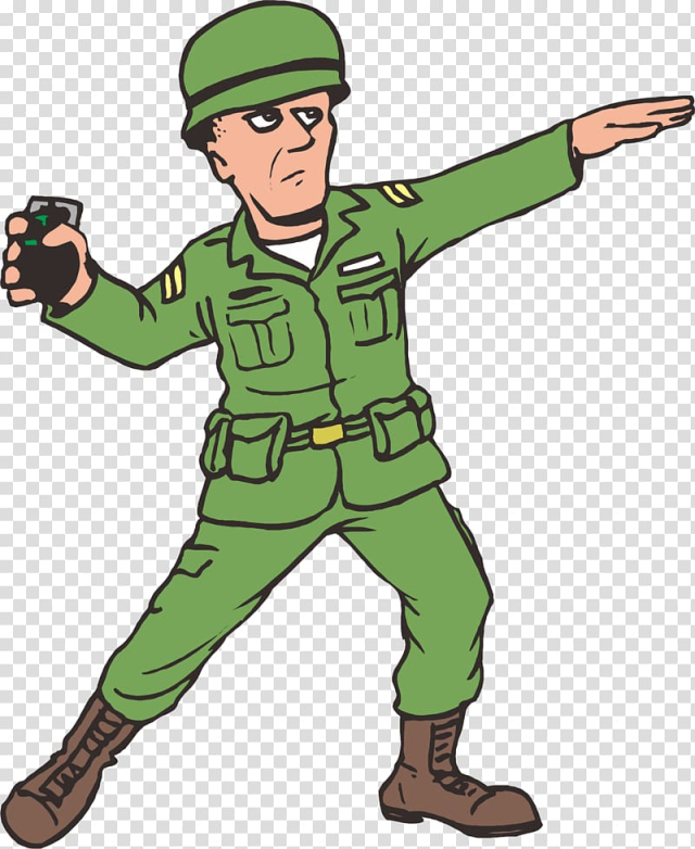 Free: Animation War , A grenade soldier transparent background PNG ...