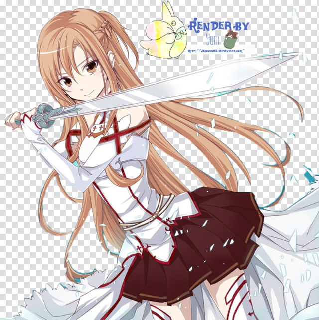 Free: Anime Asuna transparent background PNG clipart - nohat.cc