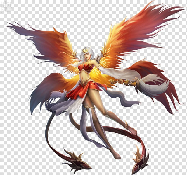 Free: Anime Phoenix Desktop , Phoenix transparent background PNG ...