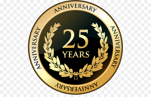 Free: Anniversary Birthday Clip art - 25th - nohat.cc