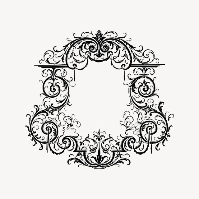 Free: Antique frame collage element, drawing | Free Vector Illustration ...