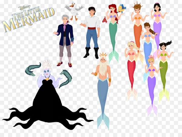 Free: Ariel Aquata Human King Triton Prince Eric - little mermaid jr ...