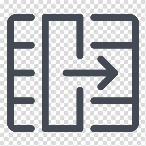 Free: Arrange, cells, column, line, move, right, table icon - nohat.cc